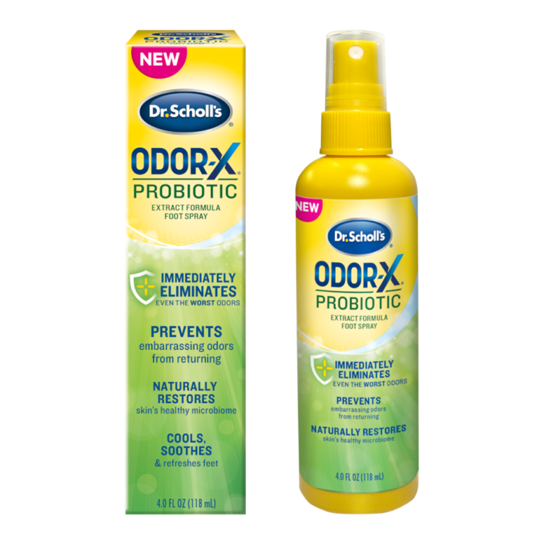 Spray para pies ODOR-X® fórmula con extracto probiótico - Dr. Scholls