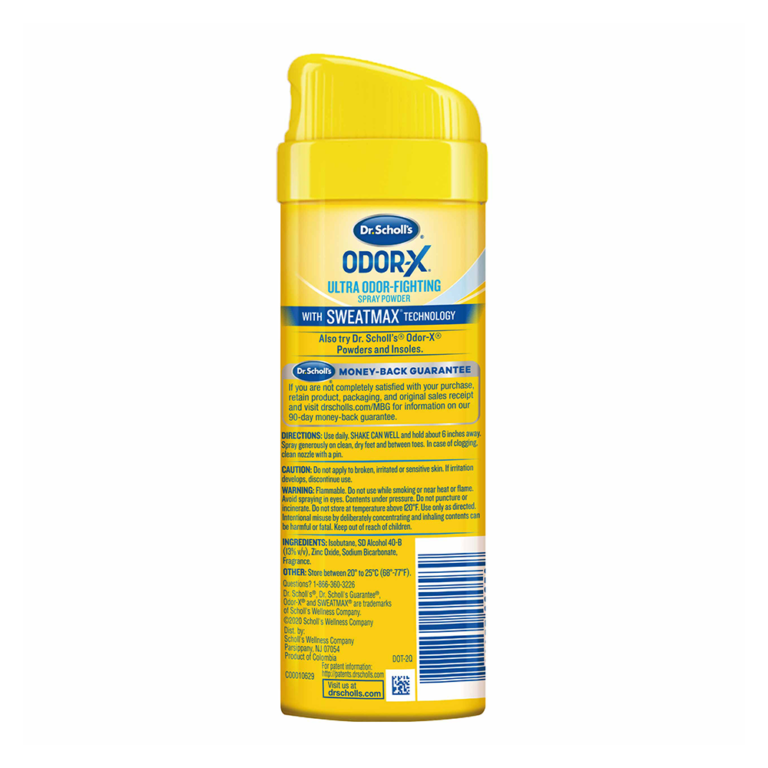 Polvo en spray OdorX ® Ultra anti-olor - Dr. Scholls